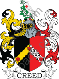 Creed Family Crest, Coat of Arms and Name History