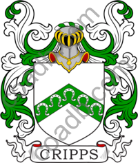 Cripps Family Crest, Coat of Arms and Name History