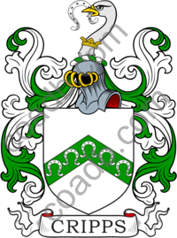 Cripps Family Crest, Coat of Arms and Name History