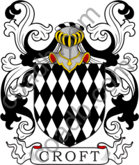 Croft Family Crest, Coat of Arms and Name History