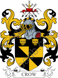 Crow Family Crest, Coat of Arms and Name History