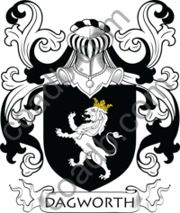 Dagworth Family Crest, Coat of Arms and Name History