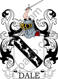 Dale Family Crest, Coat of Arms and Name History