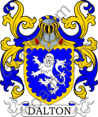 Dalton Family Crest, Coat of Arms and Name History