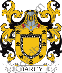 Darcy Family Crest, Coat of Arms and Name History
