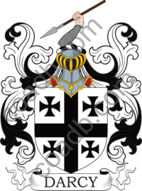 Darcy Family Crest, Coat of Arms and Name History