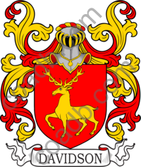 Davidson Family Crest, Coat of Arms and Name History