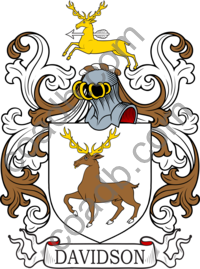 Davidson Family Crest, Coat of Arms and Name History