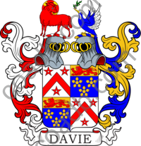 Davie Family Crest, Coat of Arms and Name History