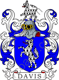 Davis Family Crest, Coat of Arms and Name History