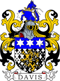 Davis Family Crest, Coat of Arms and Name History