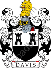 Davis Family Crest, Coat of Arms and Name History