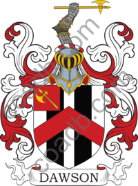 Dawson Family Crest, Coat of Arms and Name History