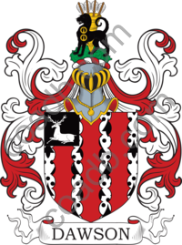 Dawson Family Crest, Coat of Arms and Name History