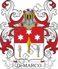 Demarco Family Crest, Coat of Arms and Name History