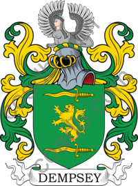 Dempsey Family Crest, Coat of Arms and Name History