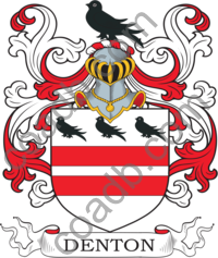 Denton Family Crest, Coat of Arms and Name History