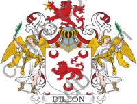 Dillon Family Crest, Coat of Arms and Name History