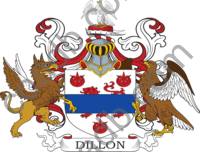 Dillon Family Crest, Coat of Arms and Name History