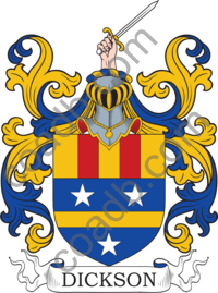 Dixon Family Crest, Coat of Arms and Name History