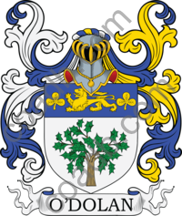 Dolan Family Crest, Coat of Arms and Name History