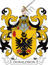 Donaldson Family Crest, Coat of Arms and Name History