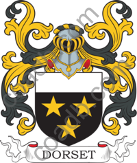 Dorset Family Crest, Coat of Arms and Name History