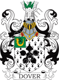 Dover Family Crest, Coat of Arms and Name History