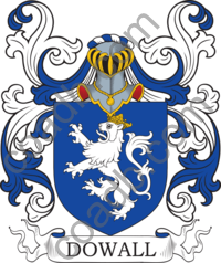 Dowell Family Crest, Coat of Arms and Name History