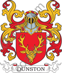 Dunston Family Crest, Coat of Arms and Name History
