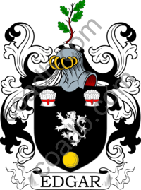 Edgar Family Crest, Coat of Arms and Name History