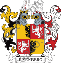Eisenberg Family Crest, Coat of Arms and Name History