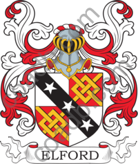Elford Family Crest, Coat of Arms and Name History