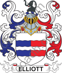 Elliott Family Crest, Coat of Arms and Name History