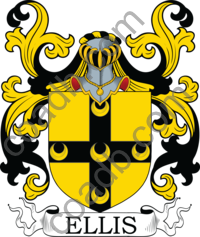 Ellis Family Crest, Coat of Arms and Name History