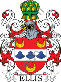 Ellis Family Crest, Coat of Arms and Name History