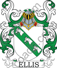 Ellis Family Crest, Coat of Arms and Name History