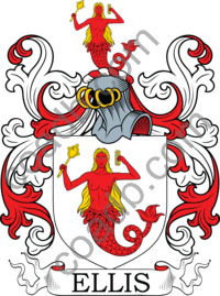 Ellis Family Crest, Coat of Arms and Name History