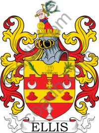 Ellis Family Crest, Coat of Arms and Name History