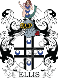 Ellis Family Crest, Coat of Arms and Name History
