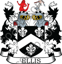 Ellis Family Crest, Coat of Arms and Name History