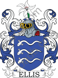Ellis Family Crest, Coat of Arms and Name History