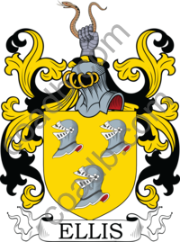 Ellis Family Crest, Coat of Arms and Name History