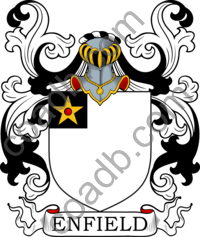 Enfield Family Crest, Coat of Arms and Name History