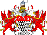 Esmond Family Crest, Coat of Arms and Name History