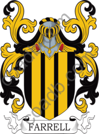 Farrell Family Crest, Coat of Arms and Name History