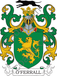 Farrell Family Crest, Coat of Arms and Name History