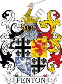 Fenton Family Crest, Coat of Arms and Name History
