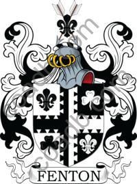 Fenton Family Crest, Coat of Arms and Name History
