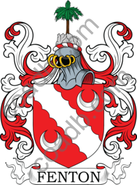 Fenton Family Crest, Coat of Arms and Name History
